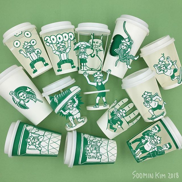 Korean Artist is Transforming Starbucks Cups into Amazing Works of Art