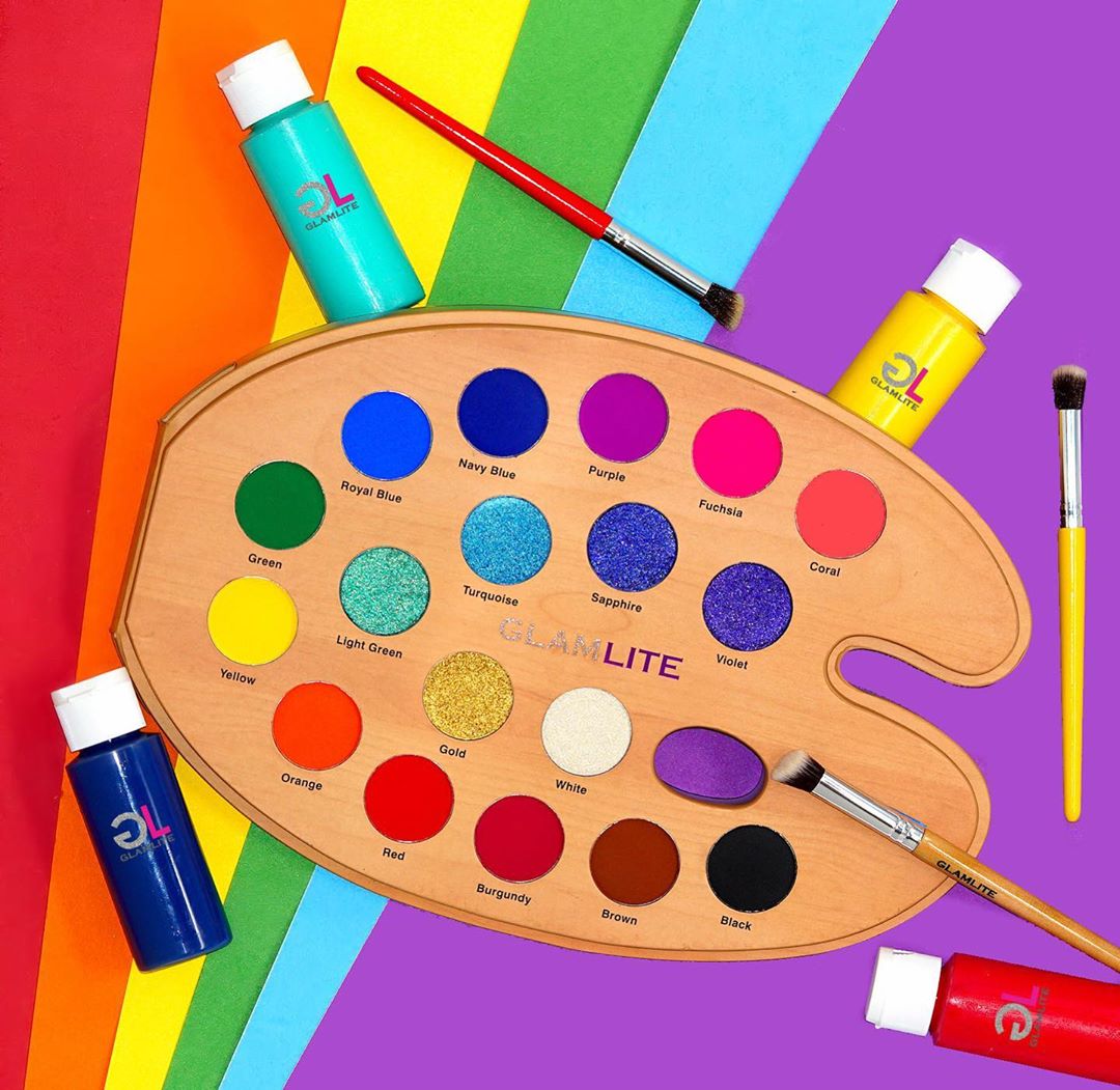 Glamlite’s New Eyeshadow Palette is Straight out of Art Class