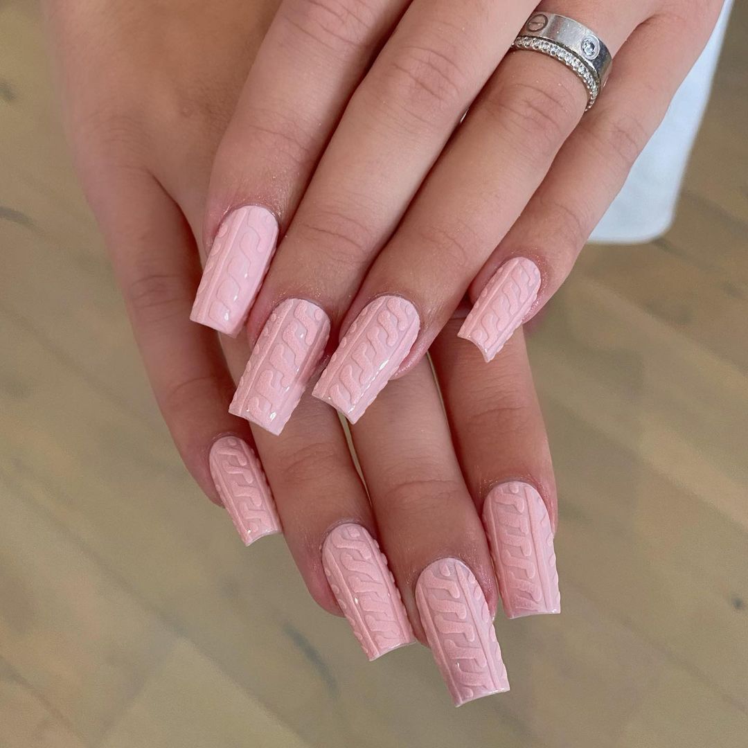 Put a Cozy Spin on Your Manicure with Viral Sweater Nails